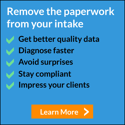 Intake Forms on the iPad